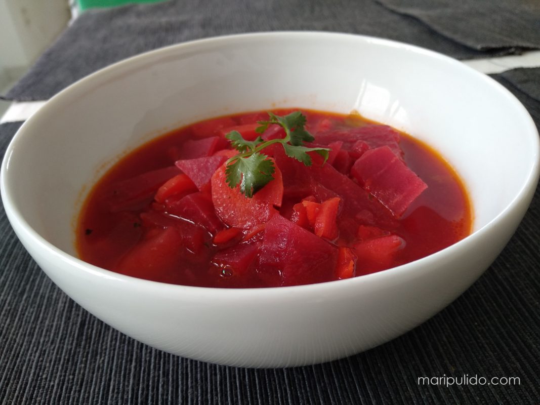 Sopa de Remolacha – Mari Pulido